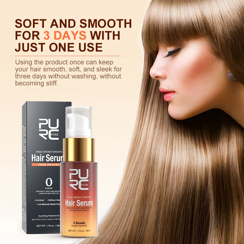 Professional Magic Instant Hair Smoothing Serum PURC Organics